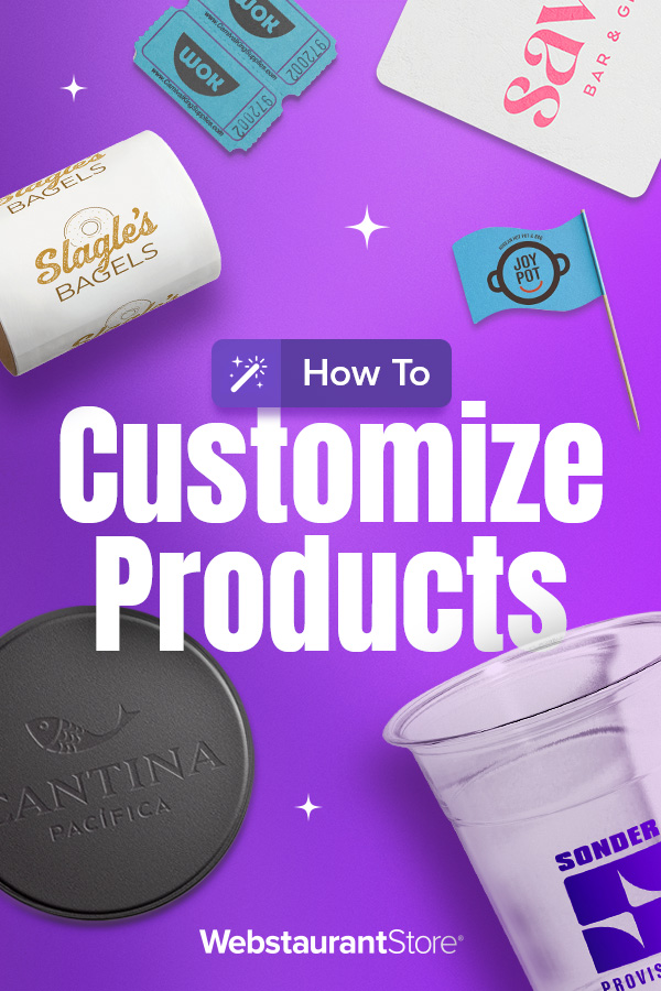 How to Customize Products at WebstaurantStore