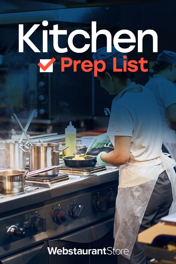 Restaurant Kitchen Prep List Guide (with Template)
