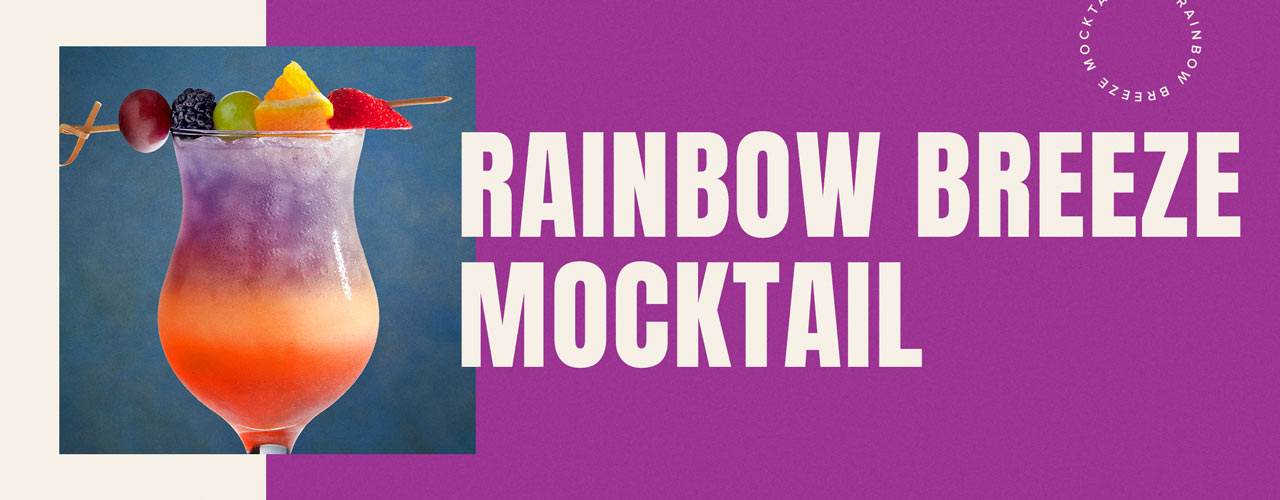 Easy Rainbow Breeze Mocktail Recipe