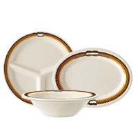 GET NP-10-RD 10 1/2" Diamond Rodeo Narrow Rim Plate - 12/Case