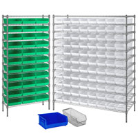 Durham Mfg 12" Storage Bin Shelf with 72 Openings 363-95