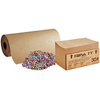Lavex Industrial Power Feed Kraft Paper Dispenser with Crumpler