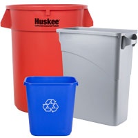Restaurant Trash Cans & Recycling Bins | WebstaurantStore