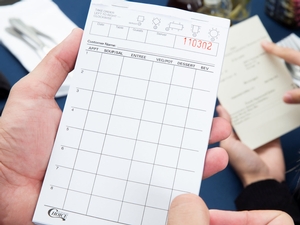 Waiter / Waitress / Server Order Pads (10/Pack, 50/Case)