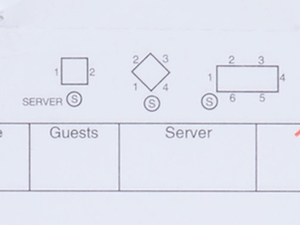 Waiter / Waitress / Server Order Pads (10/Pack, 50/Case)