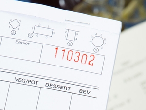 Waiter / Waitress / Server Order Pads (10/Pack, 50/Case)