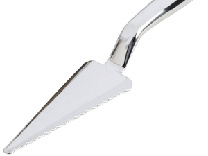 Visions 10" Heavy Weight Silver Plastic Pie Server - 72/Case