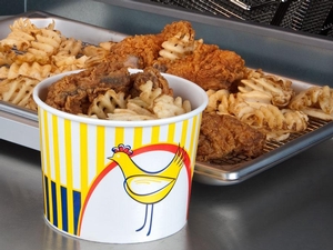 Fried Chicken Bucket w/ Lid - 64 oz., 35/Pack | WebstaurantStore