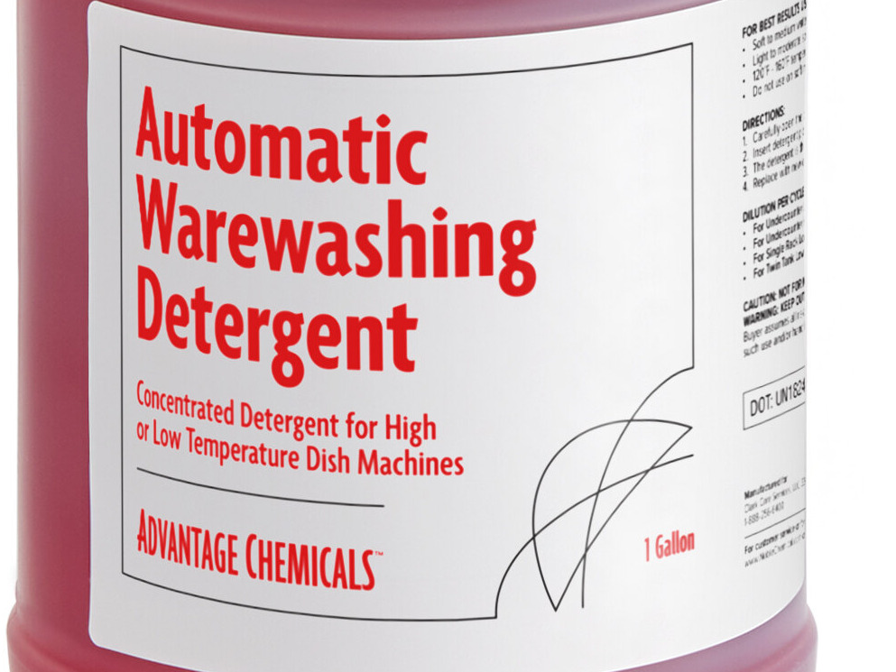 Advantage Chemicals 1 gallon / 128 oz. Concentrated Liquid Dish Washing ...
