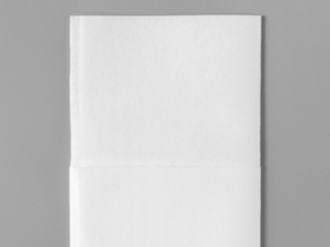 Touchstone by Choice White Linen-Feel Pocket Fold Dinner Napkin - 300/Case