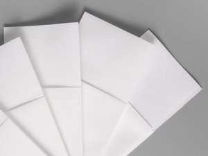 Touchstone by Choice White Linen-Feel Pocket Fold Dinner Napkin - 50/Pack
