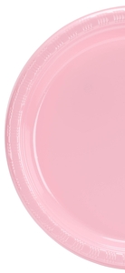 Creative Converting 28158011 7" Classic Pink Plastic Plate - 20/Pack
