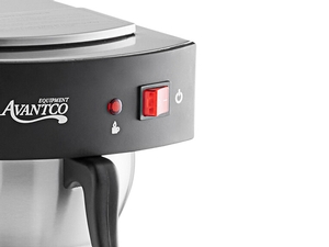 55 Cup Coffee Maker | Avantco C15 Airpot Coffee Brewer - Pourover - 120V