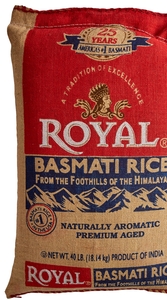 Royal Basmati Rice - 40 lb.