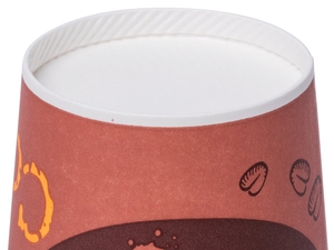 20 oz. Paper Hot Cups (Coffee Print) - 600/Case