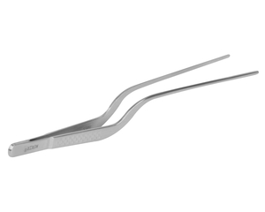 Mercer Culinary M35237 Precision Plus 7 7/8" Offset Plating Tongs