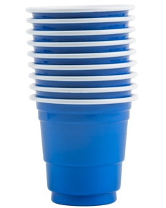 Choice 2 oz. Blue Plastic Shot Cup - 50/Pack