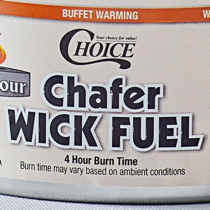 Choice 4 Hour Wick Chafing Dish Fuel with Safety Twist Cap - 12/Pack