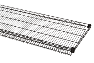 Regency 24" x 60" NSF Black Epoxy Slanted Wire Shelf