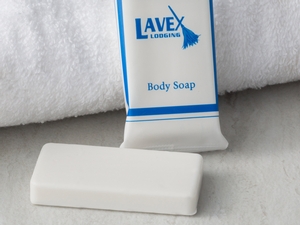 Lavex 0.8 oz. Hotel and Motel Wrapped Body Soap - 500/Case