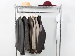 Regency 24" x 36" x 74" Chrome Garment Rack