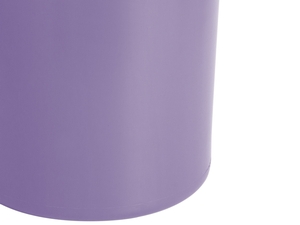 Lavex 10 Gallon Purple Round Commercial Trash Can and Lid