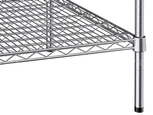 Regency 24" x 36" NSF Stainless Steel 3-Shelf Kit with 34" Posts
