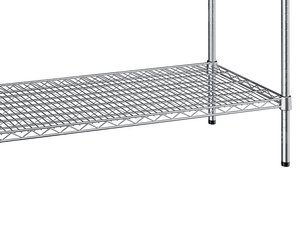 Regency 18" x 72" NSF Stainless Steel 4-Shelf Kit with 64" Posts