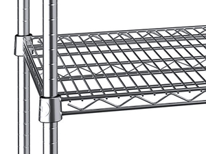 Regency 24" x 60" NSF Chrome 4-Shelf Kit with 54" Posts