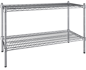 Regency 18" x 42" NSF Chrome 2-Shelf Kit with 27" Posts