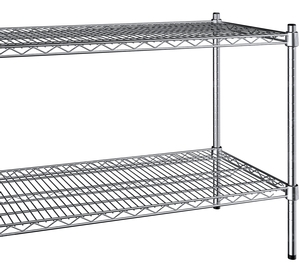 Regency 18" x 42" NSF Chrome 2-Shelf Kit with 27" Posts