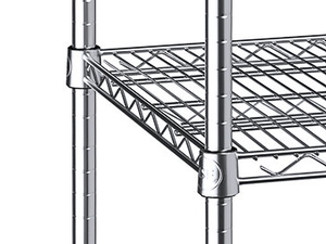 Regency 21" x 24" NSF Chrome 4-Shelf Kit with 64" Posts