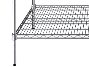 Regency 30" x 48" NSF Chrome 5-Shelf Kit with 54" Posts