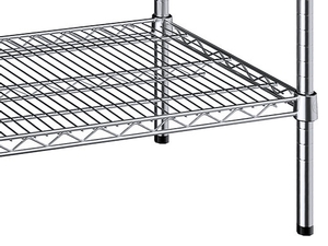 Regency 18" x 72" NSF Chrome Wire 5-Shelf Kit with 64" Posts