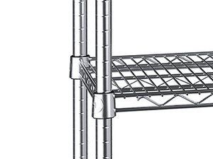 Regency 18" x 72" NSF Chrome Wire 5-Shelf Kit with 74" Posts