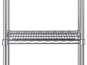 Regency 14" x 24" NSF Chrome Wire 4-Shelf Kit with 86" Posts