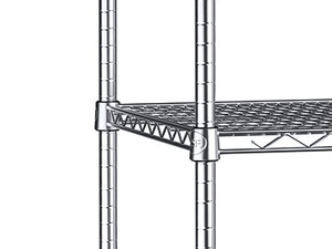 Regency 24" x 42" NSF Chrome Wire 4-Shelf Kit with 86" Posts