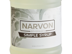 Narvon Simple Syrup 1 Gallon - 4/Case