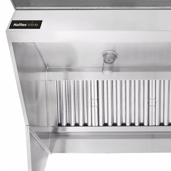 Halifax LPSHO1848 Type 1 Low Ceiling Sloped Front Commercial Kitchen ...