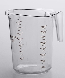 Choice 5-Piece Purple Allergen-Free Plastic Measuring Cup Set