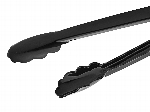 Visions 12" Individually Wrapped Extra Heavy-Duty Black Disposable ...