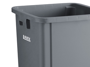 23 Gallon Gray Square Trash Can
