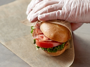 Choice Kraft Newspaper Print Deli Paper, 12" x 12" - 1000/Case