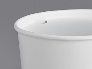Choice 64 oz. White Food Bucket with Lid - 210/Case