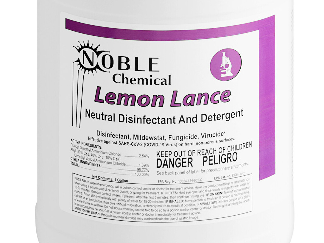 Noble Chemical 1 Gallon / 128 oz. Lemon Lance Lemon Concentrated ...