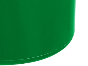Lavex Janitorial 20 Gallon Green Round Commercial Recycling Can