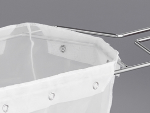 Fryclone 7 1/2" Deep Fryer Oil Filter Bag with Snaps