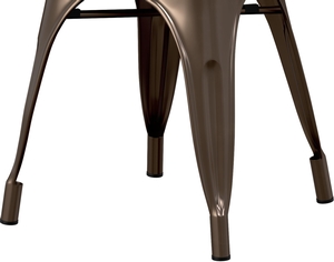 Lancaster Table & Seating Alloy Series Copper Indoor Arm Chair with ...