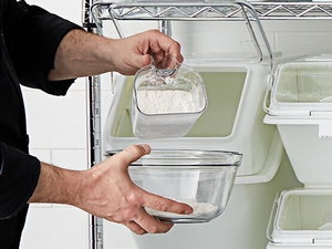 Baker's Mark Ingredient Bin Epoxy Shelving Kit w/ 9 Bins