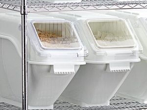 Baker's Lane 18" x 48" Ingredient Bin Shelving Kit with 10 Clip-In ...